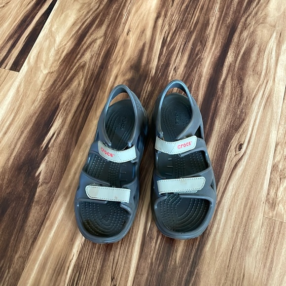 CROCS | Shoes | Crocs Velcro Strap Sandals | Poshmark
